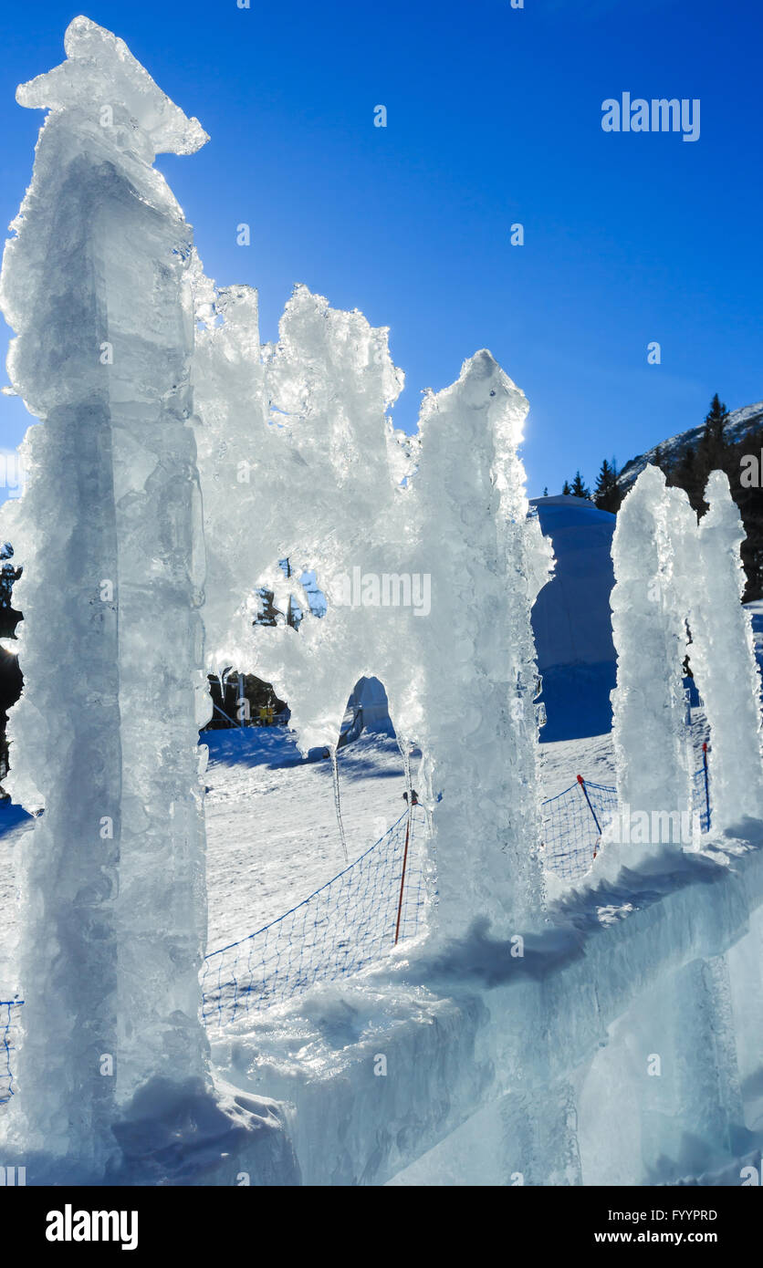 Glacial ice block in sunshine Stock Photo - Alamy