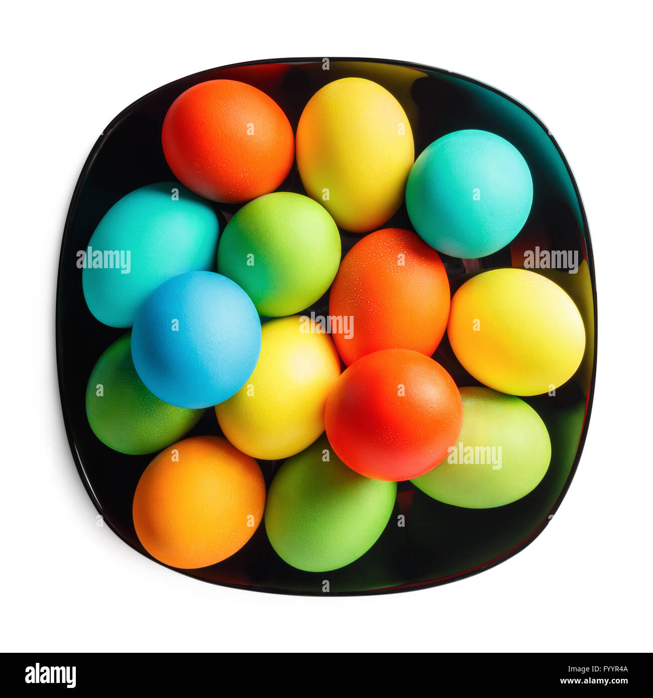 Colored Easter eggs Stock Photo - Alamy