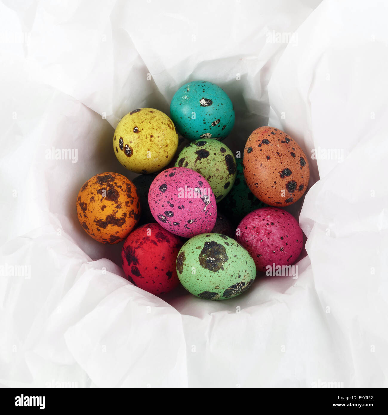 Painted Easter eggs Stock Photo - Alamy