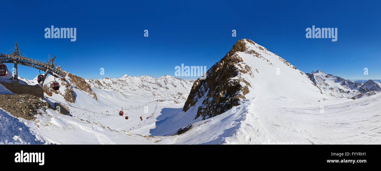 Mountains ski resort - Innsbruck Austria Stock Photo - Alamy