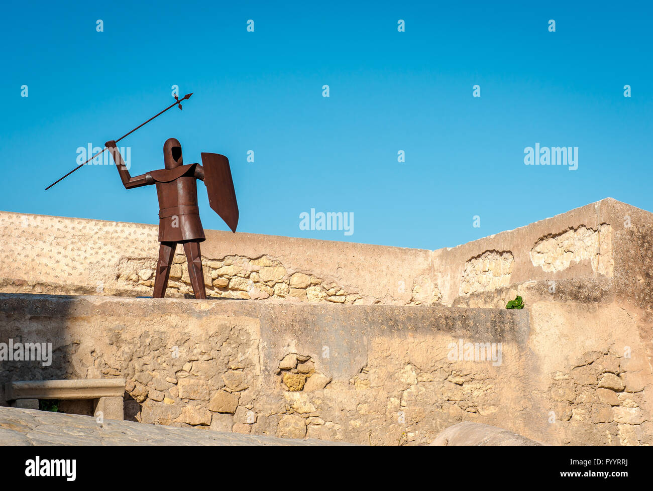 The rusty knight Stock Photo - Alamy