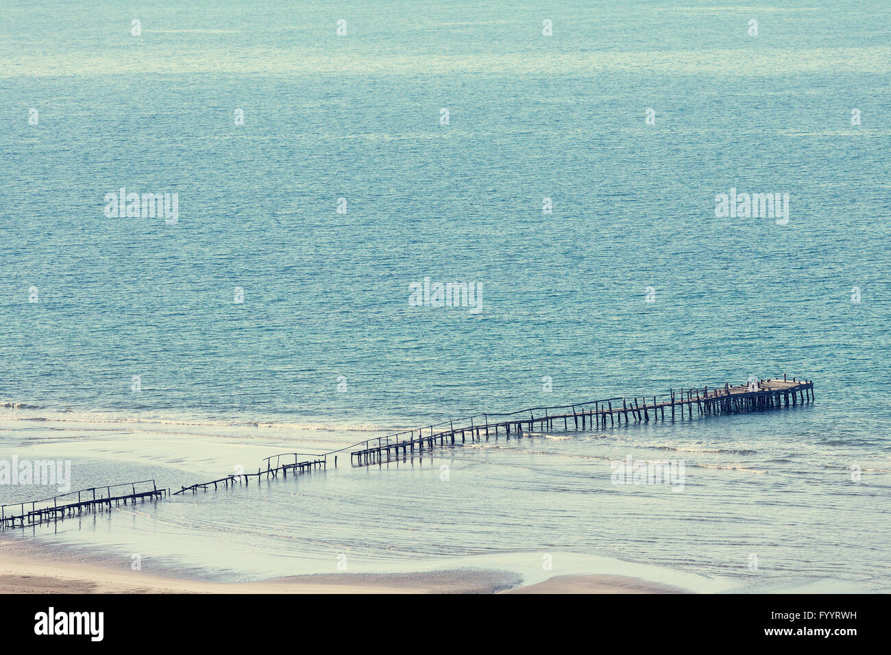 Boardwalk on the beach Stock Photo - Alamy