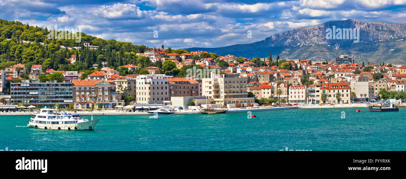 City of Split waterfront panorama Stock Photo - Alamy
