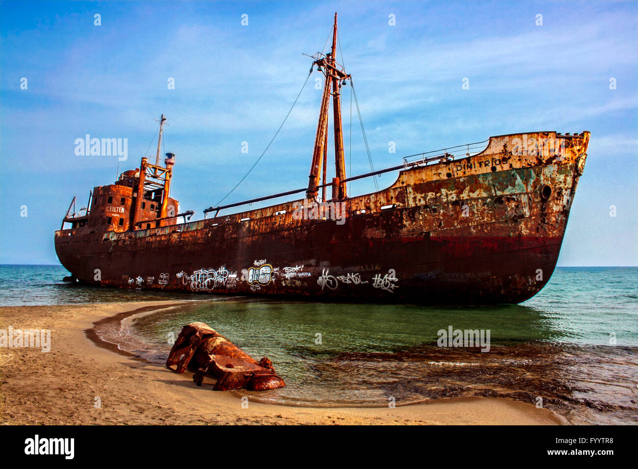 Shipwreck On Shore High Resolution Stock Photography and Images - Alamy
