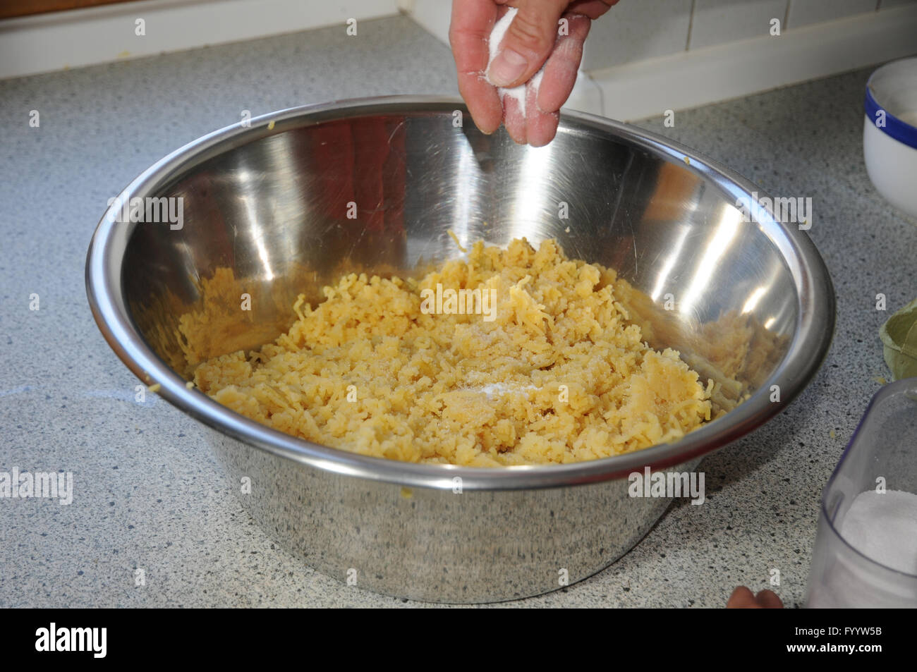 Cooking potato-maul bags Stock Photo - Alamy