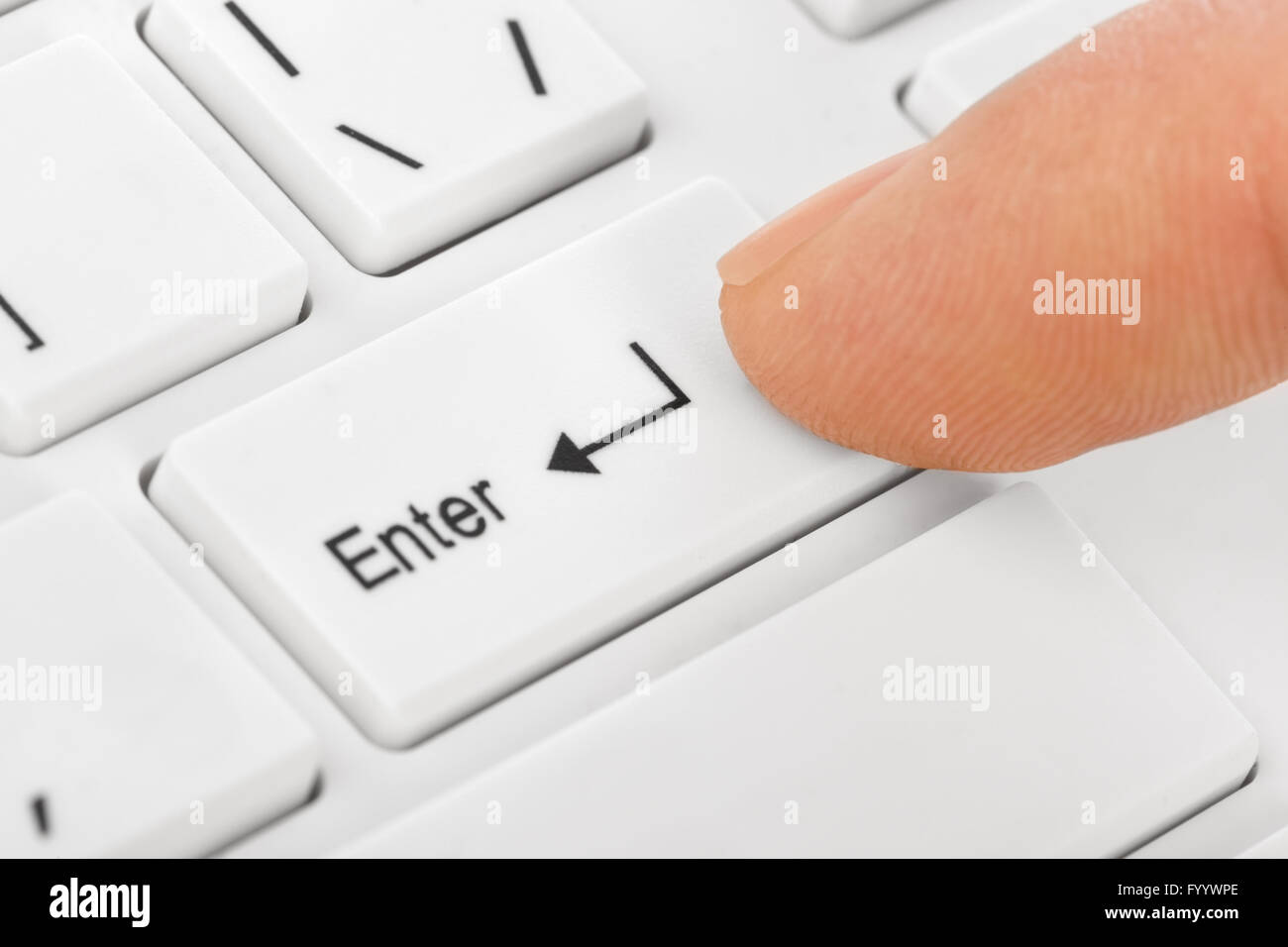 Data entry hands hi-res stock photography and images - Alamy