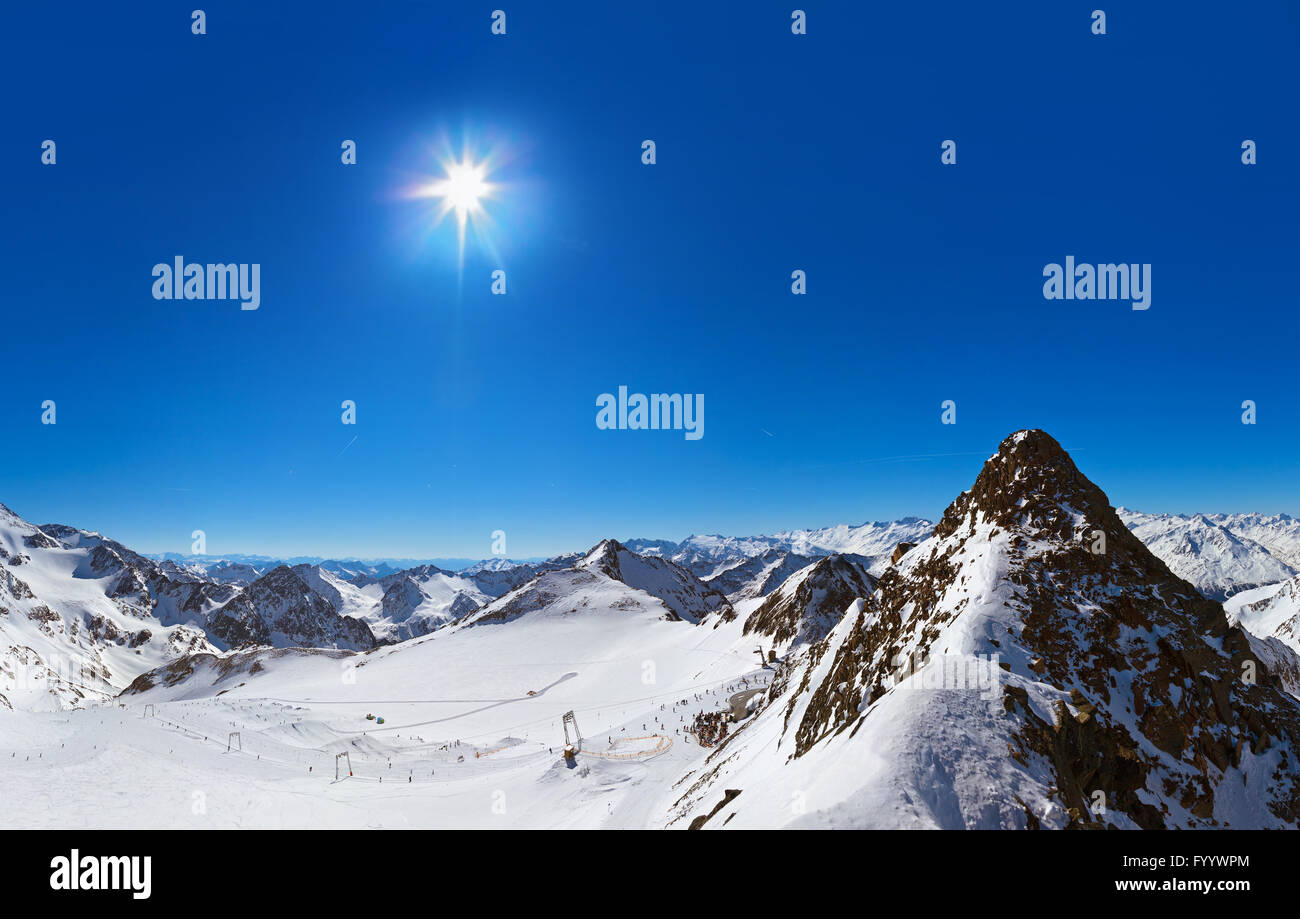 Mountains ski resort - Innsbruck Austria Stock Photo - Alamy
