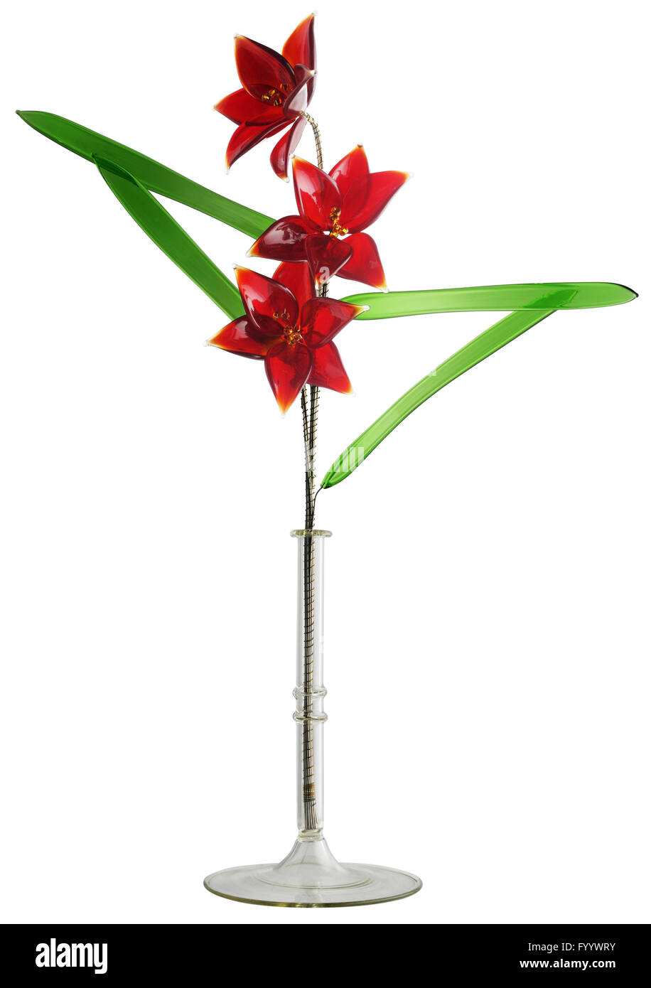 Cut glass flower Stock Photo - Alamy