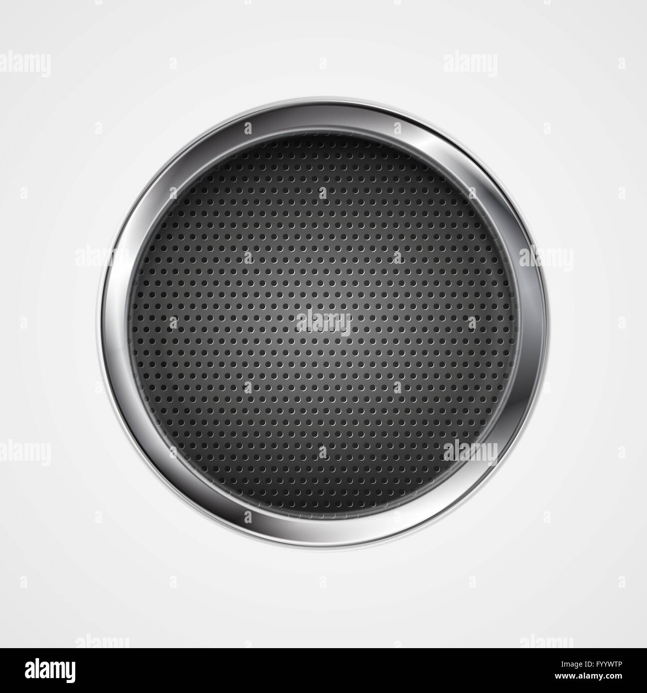 Abstract metal perforated circle background Stock Photo - Alamy