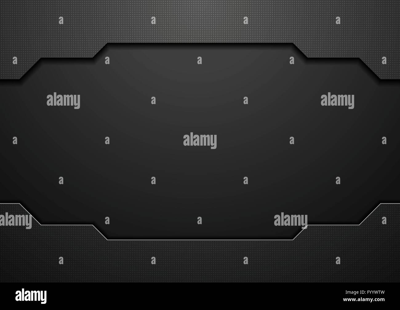 Abstract black technology concept design Stock Photo - Alamy