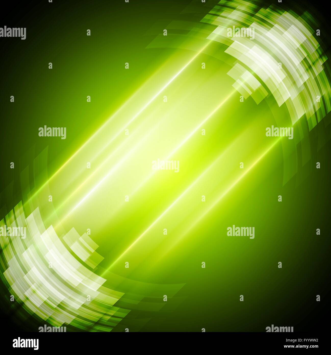 Abstract bright green technology background Stock Photo - Alamy