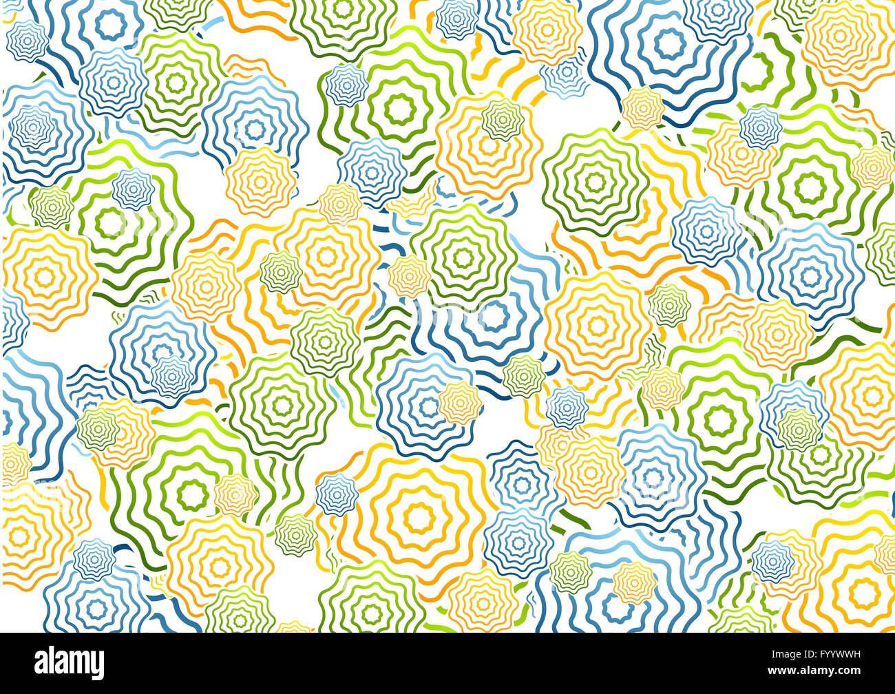 Bright abstract rings background Stock Photo - Alamy