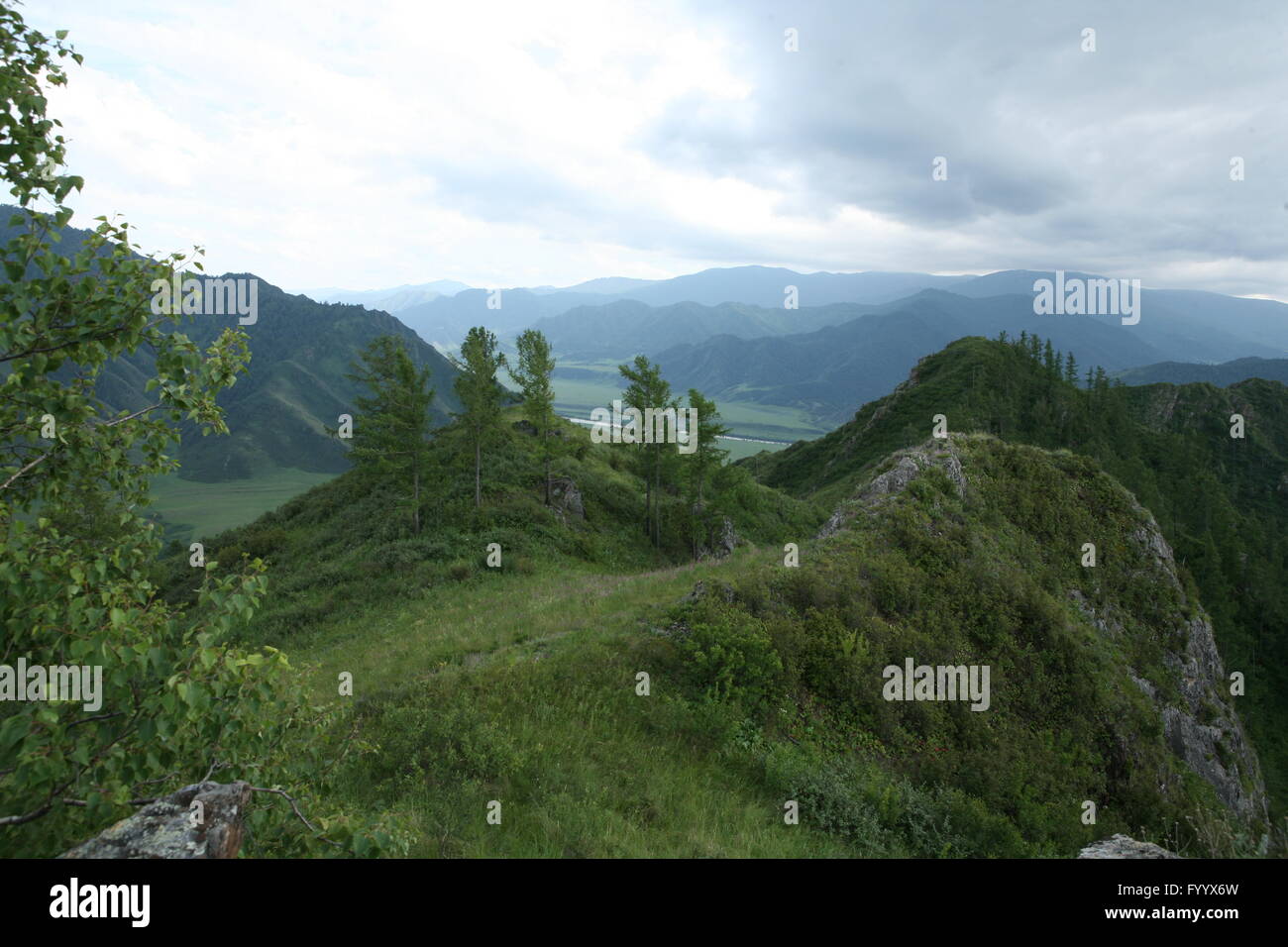Altai region Russia mountain landscapes Stock Photo - Alamy