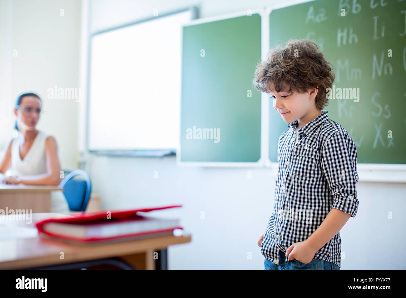 Learning boy hi-res stock photography and images - Alamy