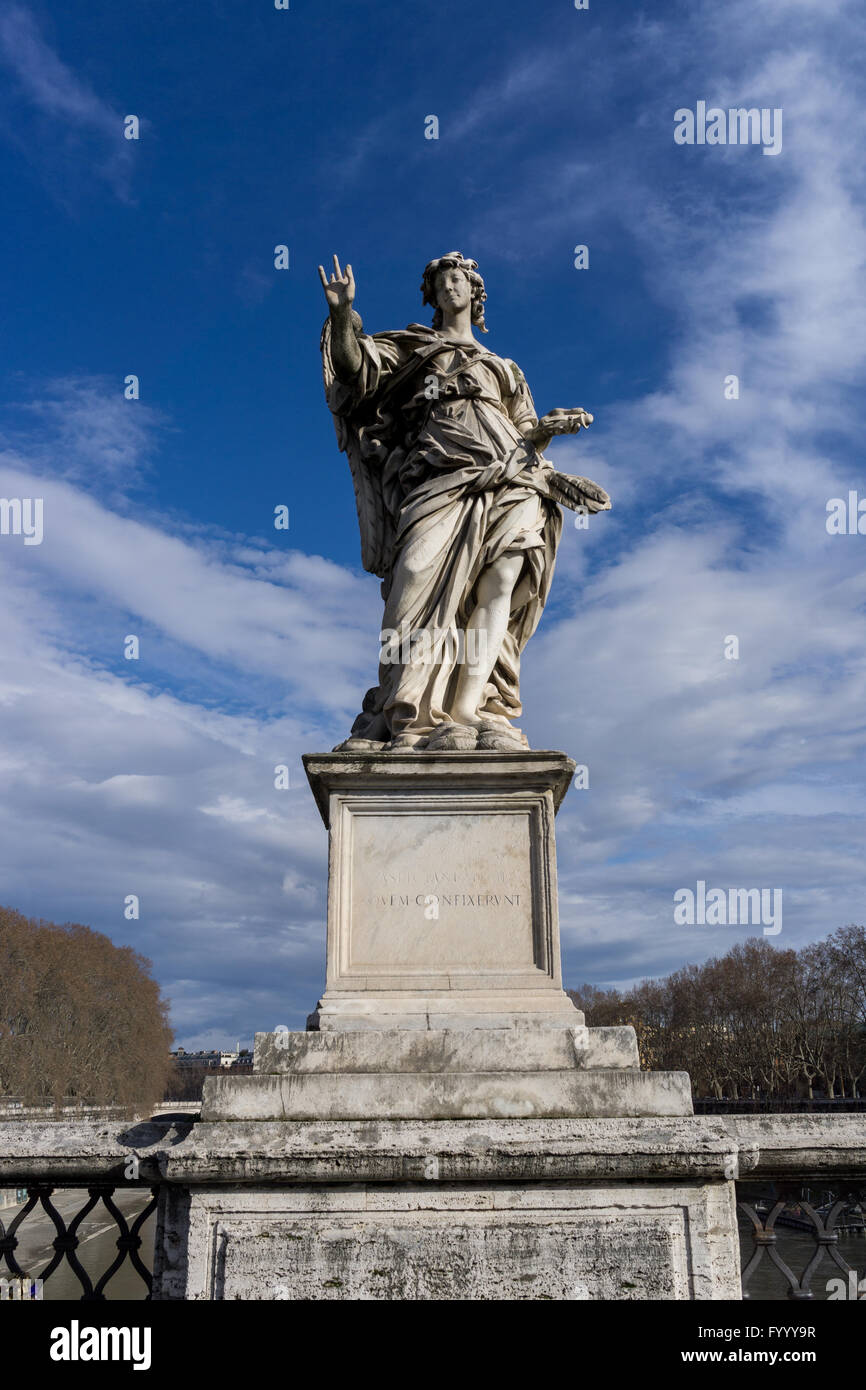 St. Angelo angel statue Stock Photo - Alamy