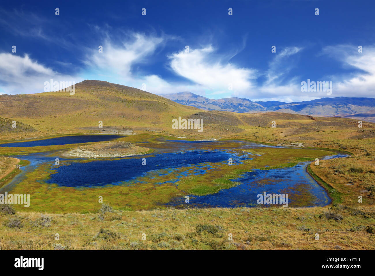 Patagonia desert landscape hi-res stock photography and images - Alamy