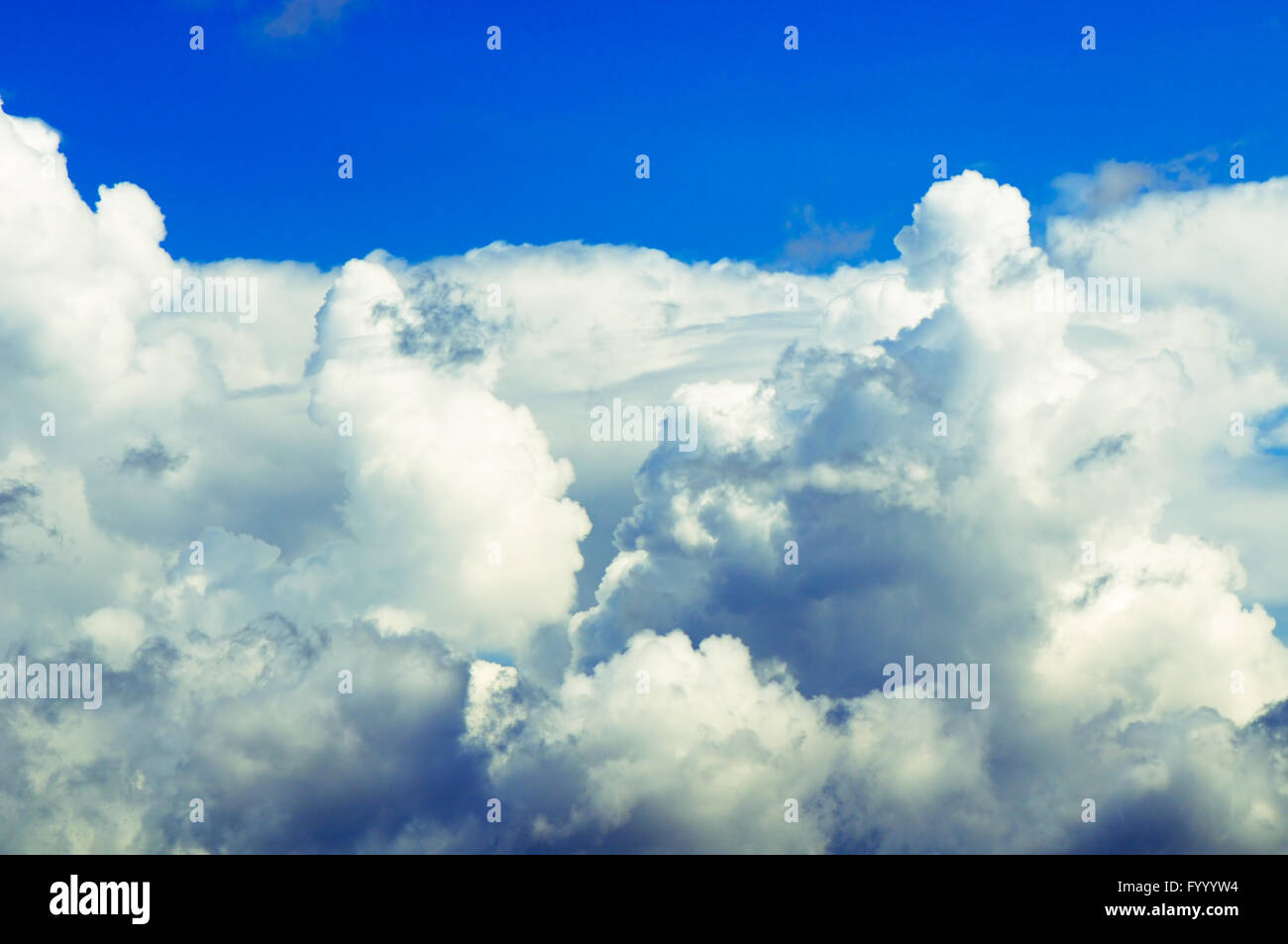 Thick clouds on blue sky Stock Photo - Alamy