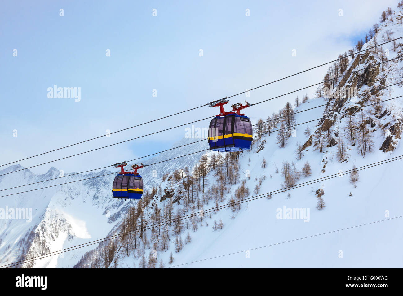 Glacier funicular hi-res stock photography and images - Alamy