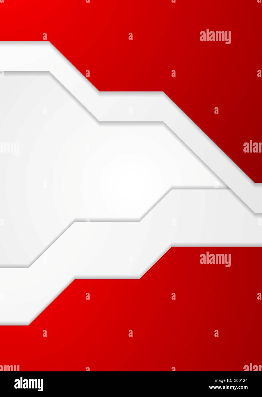 Red grey tech corporate material hi-res stock photography and images ...