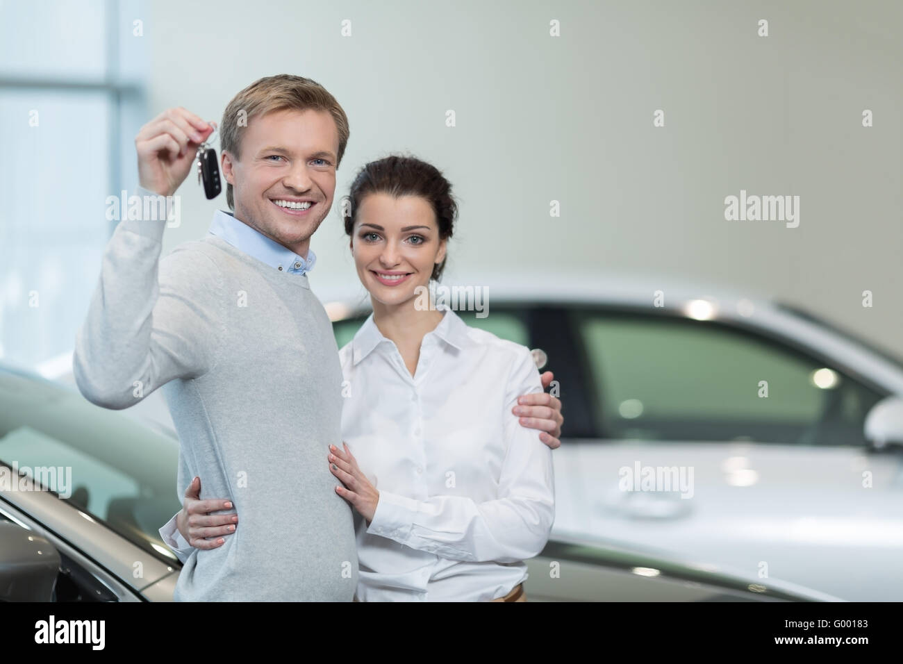 Happy car customer hi-res stock photography and images - Alamy