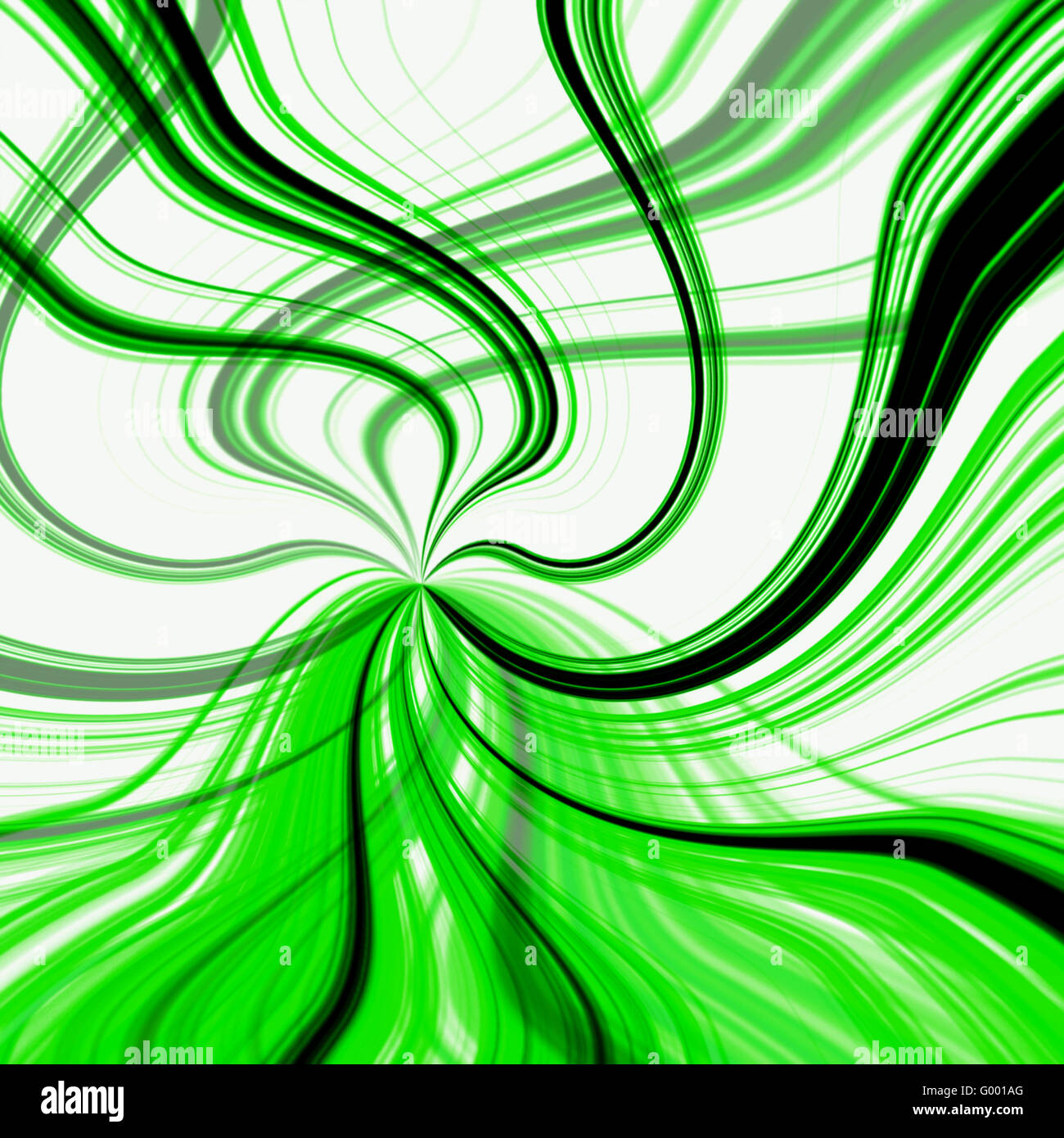 Abstract green composition Stock Photo - Alamy