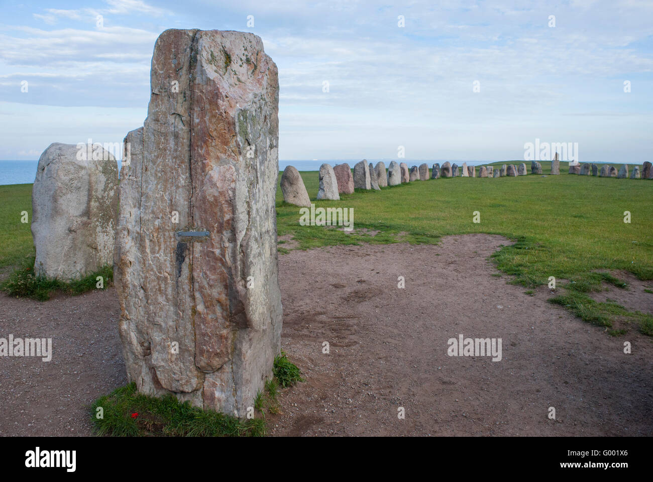 Ales ales megalithic stone oval hi-res stock photography and images - Alamy