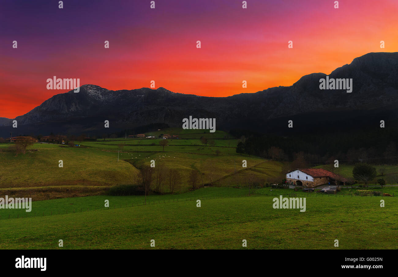 Typical basque country landscape hi-res stock photography and images ...