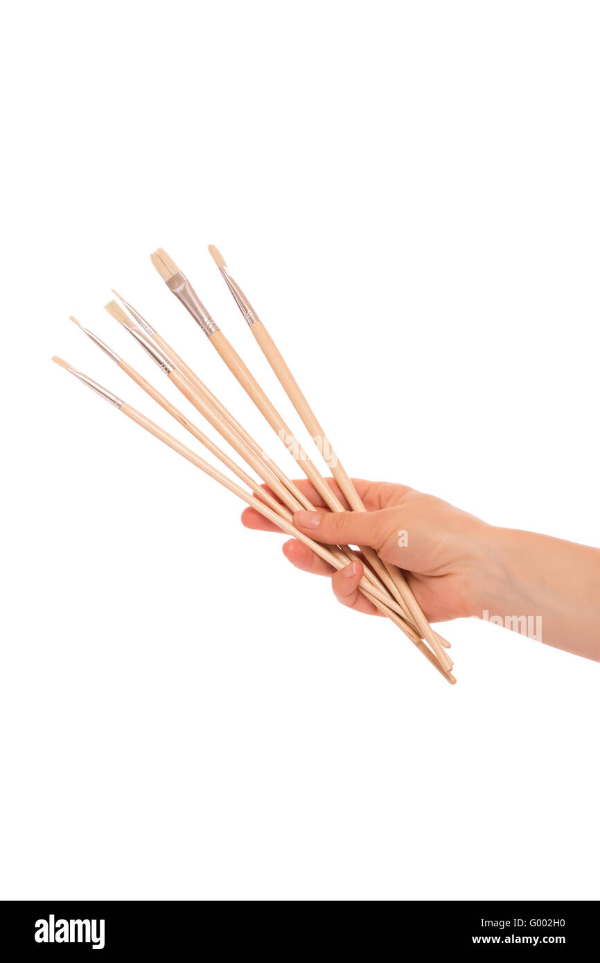 Hand in paint hi-res stock photography and images - Alamy