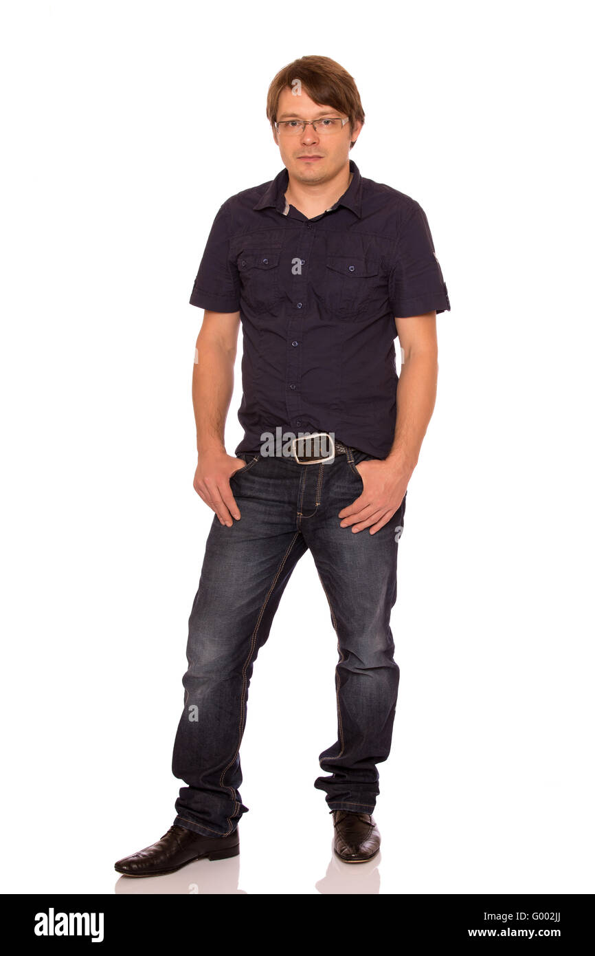 Full length portrait of a man Stock Photo - Alamy