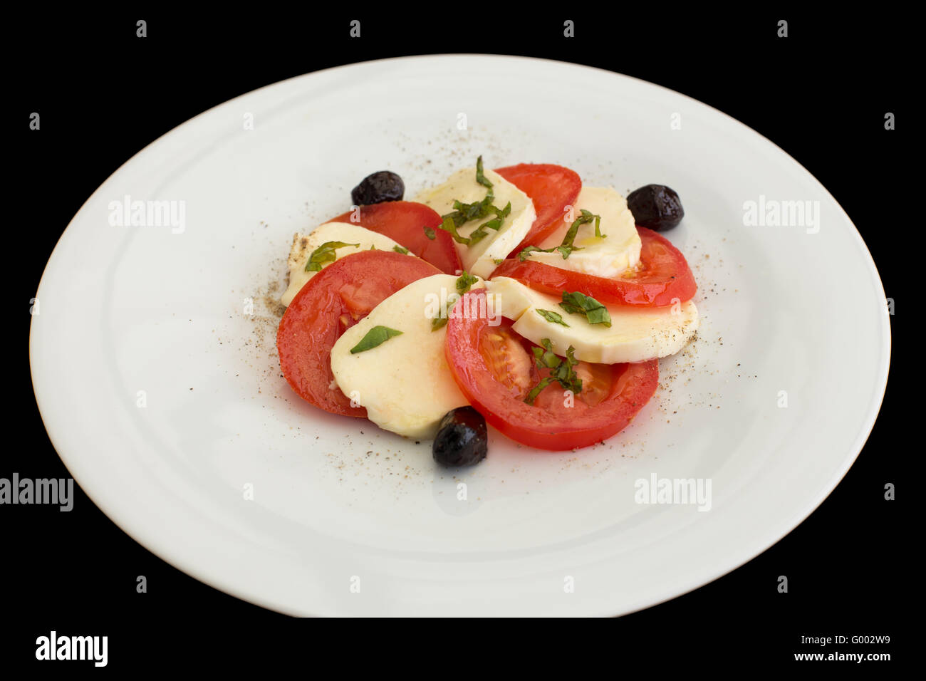 Fresh caprese salad Stock Photo - Alamy