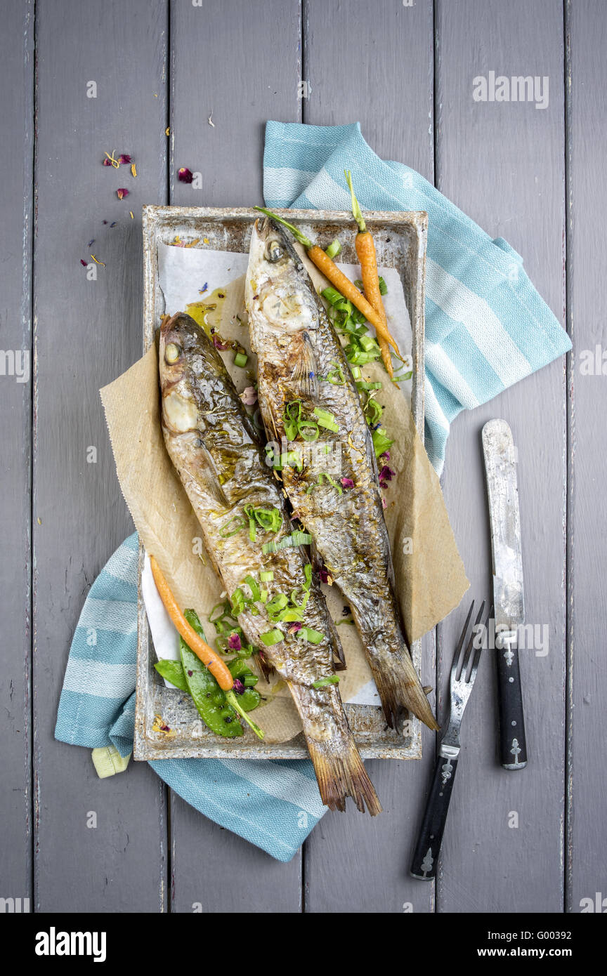 Grey mullet vintage hi-res stock photography and images - Alamy