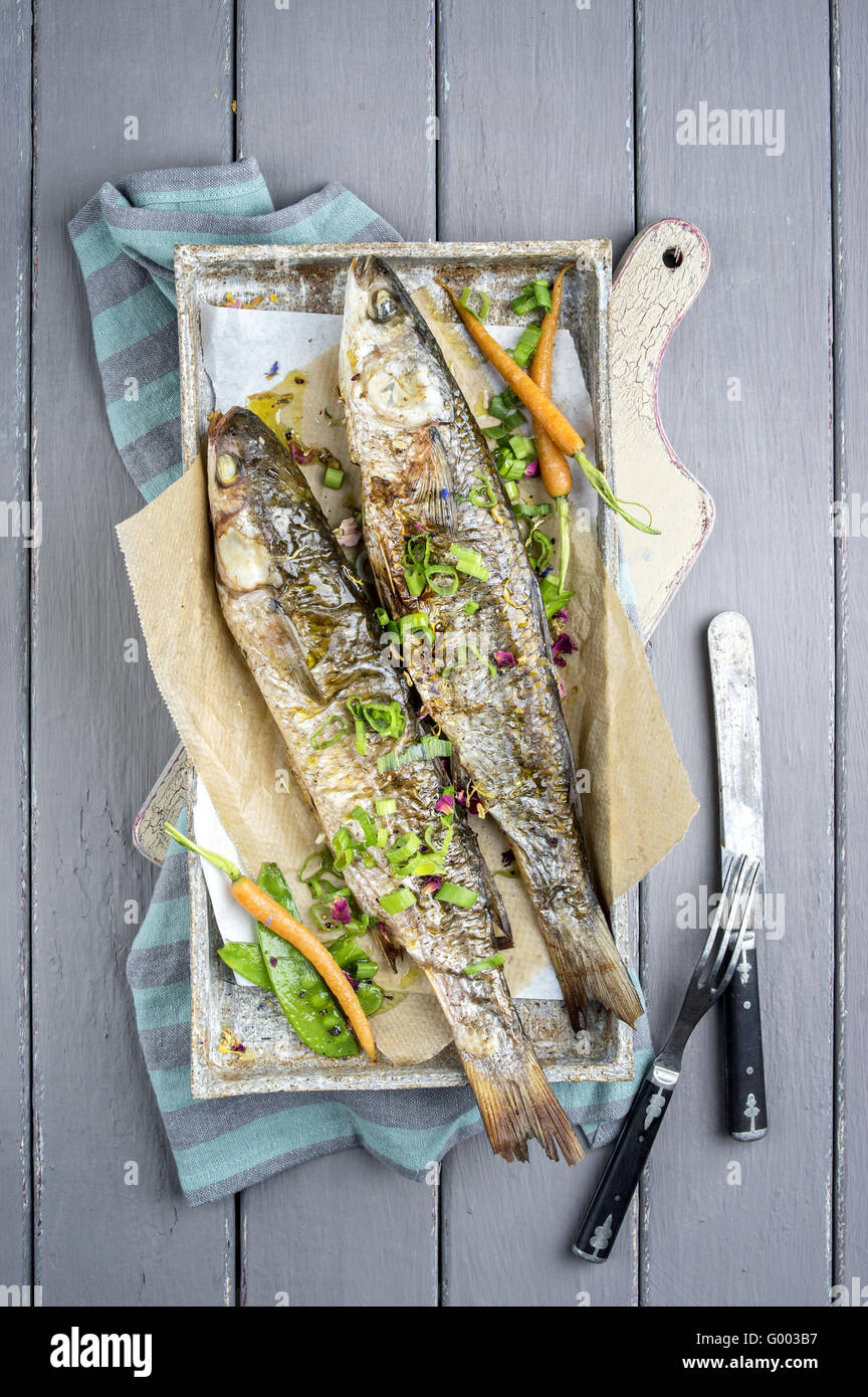 Grey mullet vintage hi-res stock photography and images - Alamy