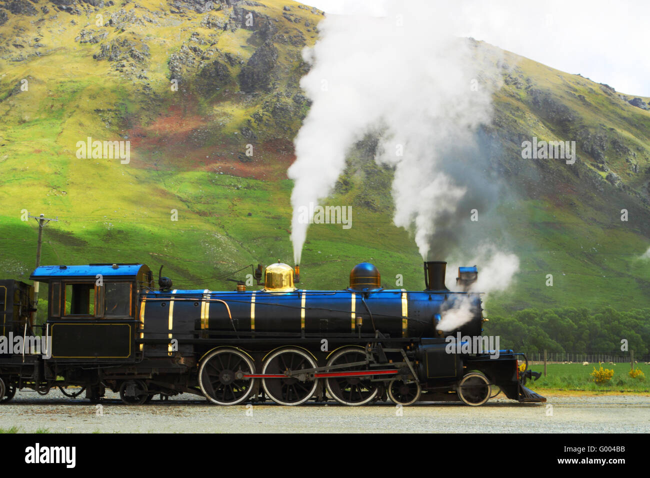 Steam train new zealand hi-res stock photography and images - Alamy