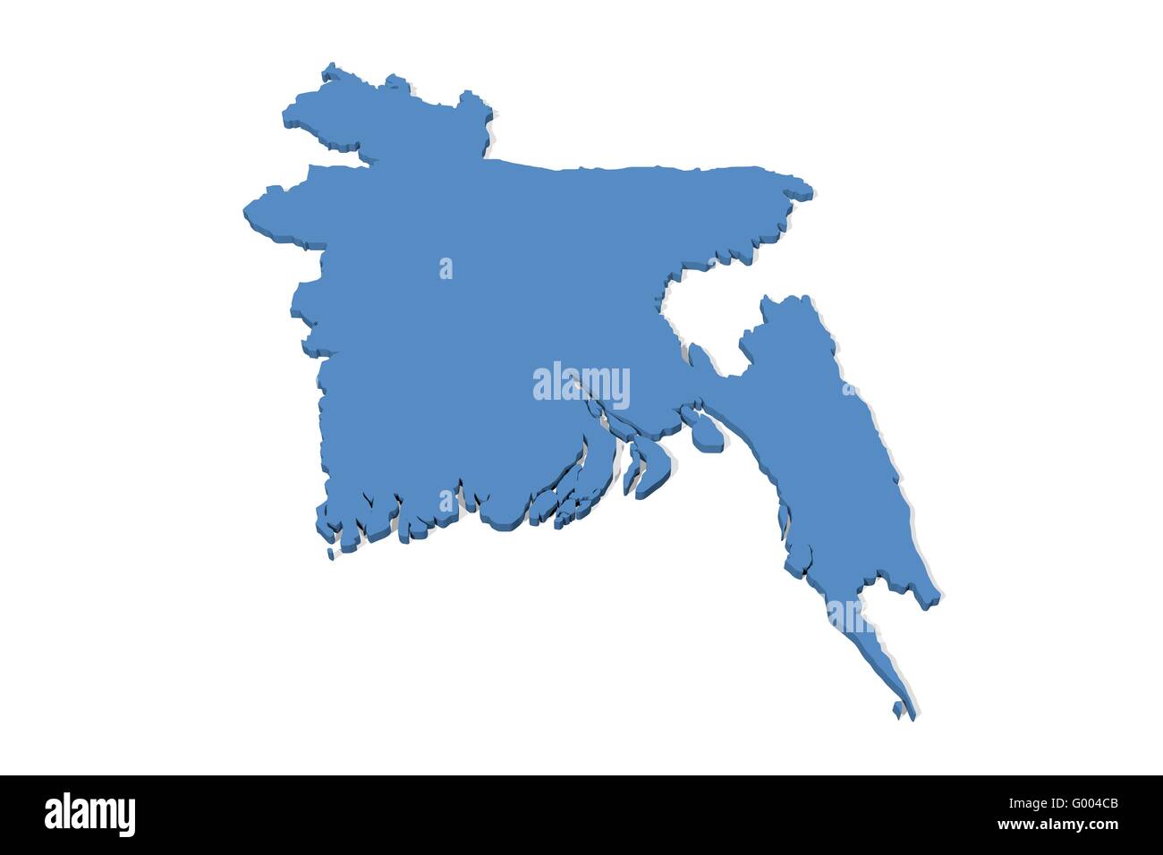 Bangladesh map hi-res stock photography and images - Alamy