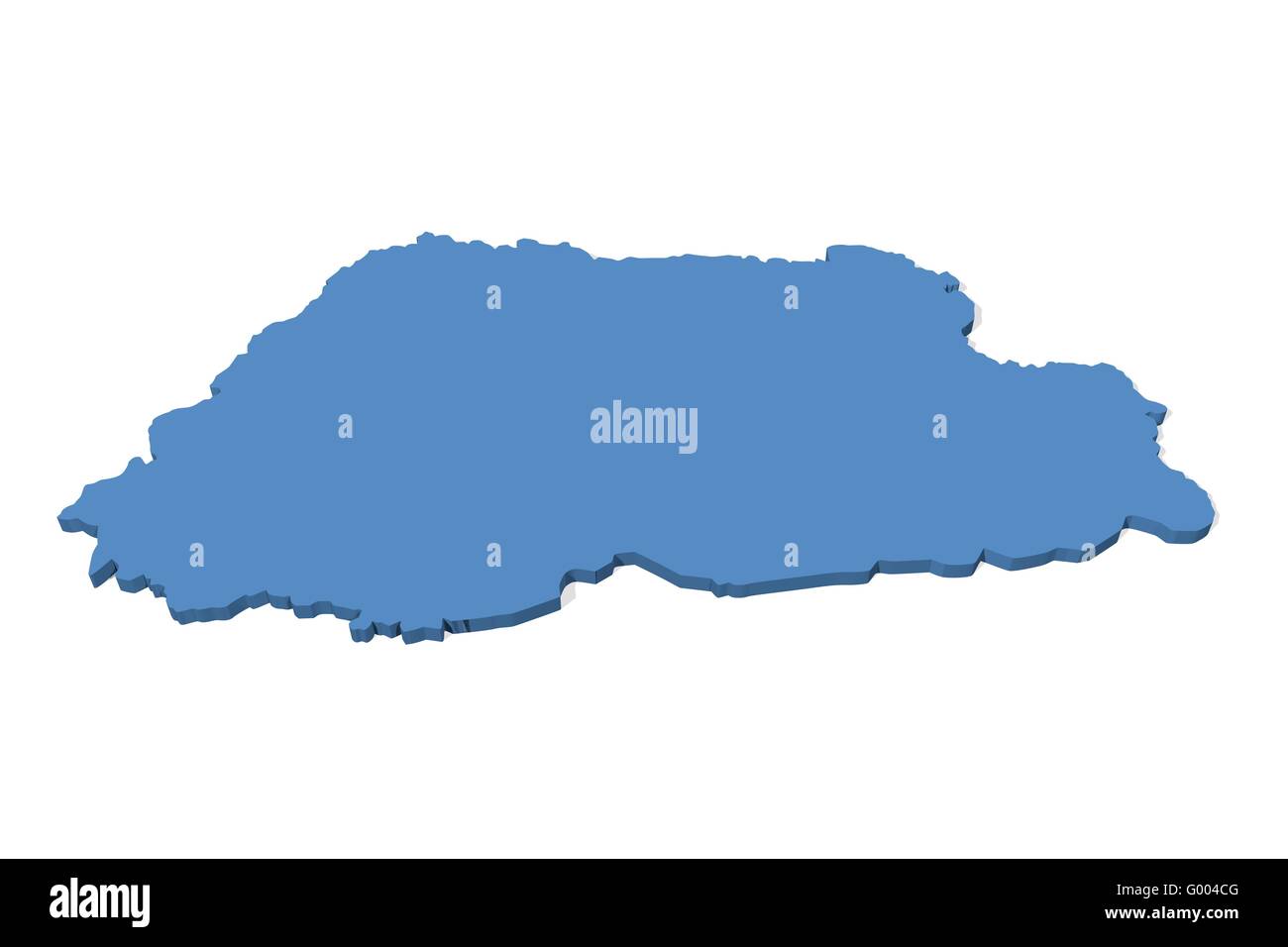 Bhutan map hi-res stock photography and images - Alamy