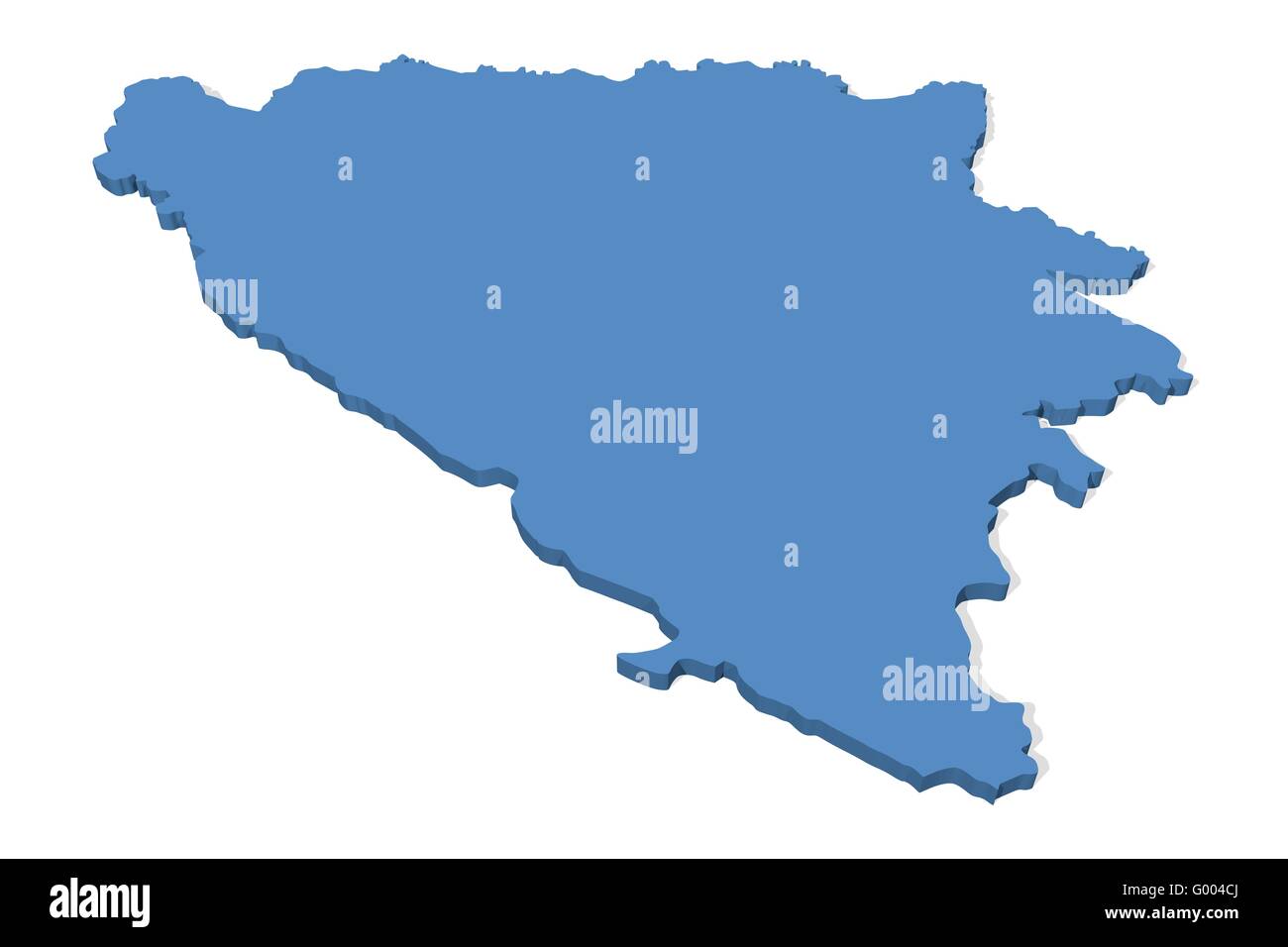 Map of bosnia Cut Out Stock Images & Pictures - Alamy