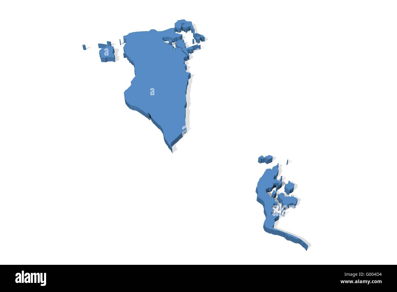 Bahrain map hi-res stock photography and images - Alamy