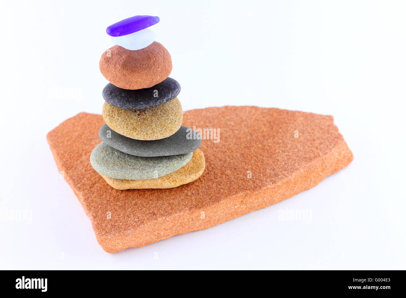 Pebble pattern on sandstone rock hi-res stock photography and images ...