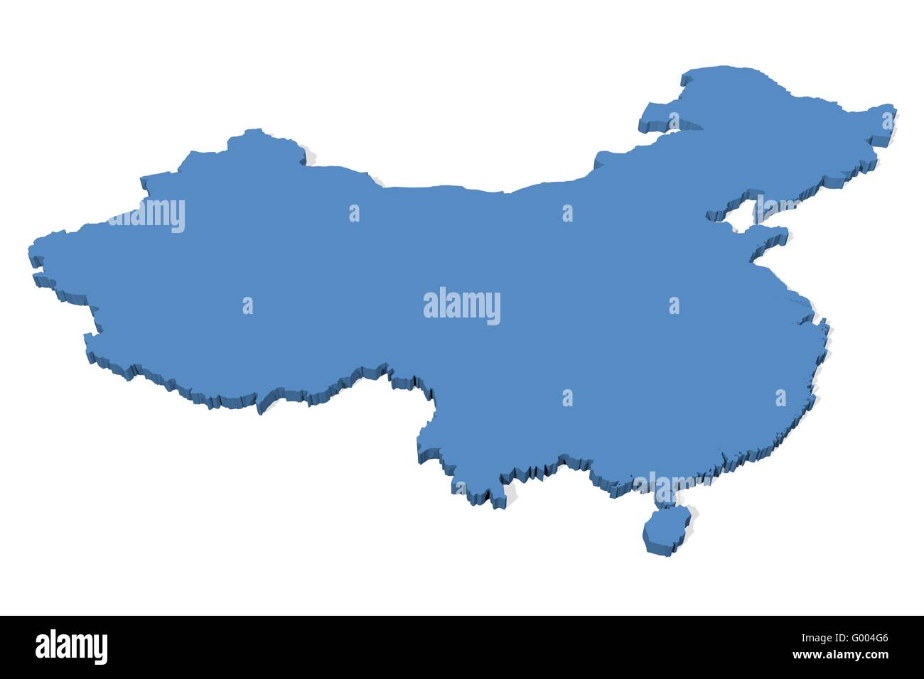 China Map Cut Out Stock Images & Pictures - Alamy