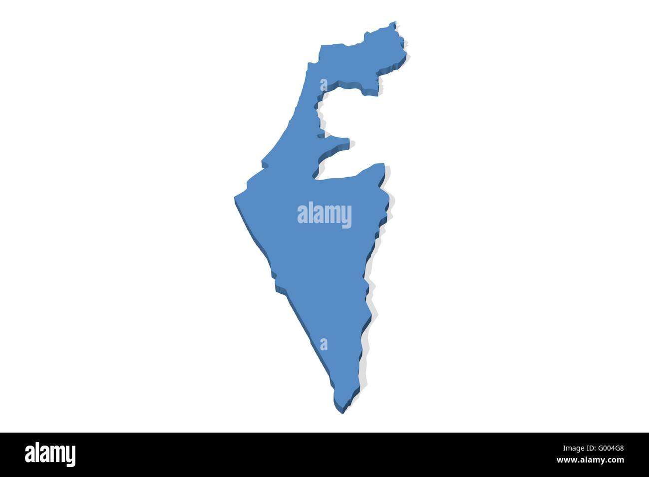 Israel map hi-res stock photography and images - Alamy