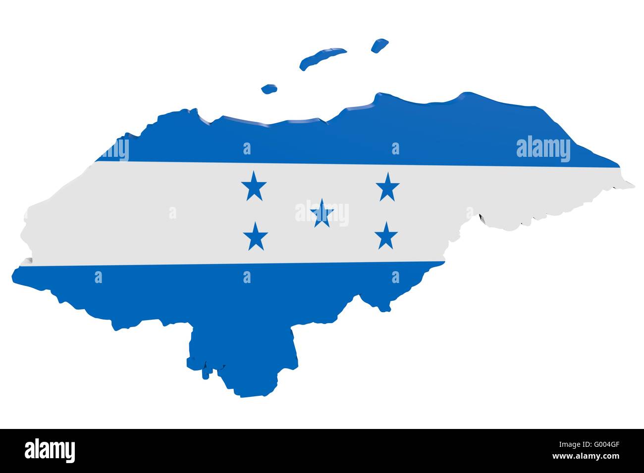 Honduran flag background Cut Out Stock Images & Pictures - Alamy
