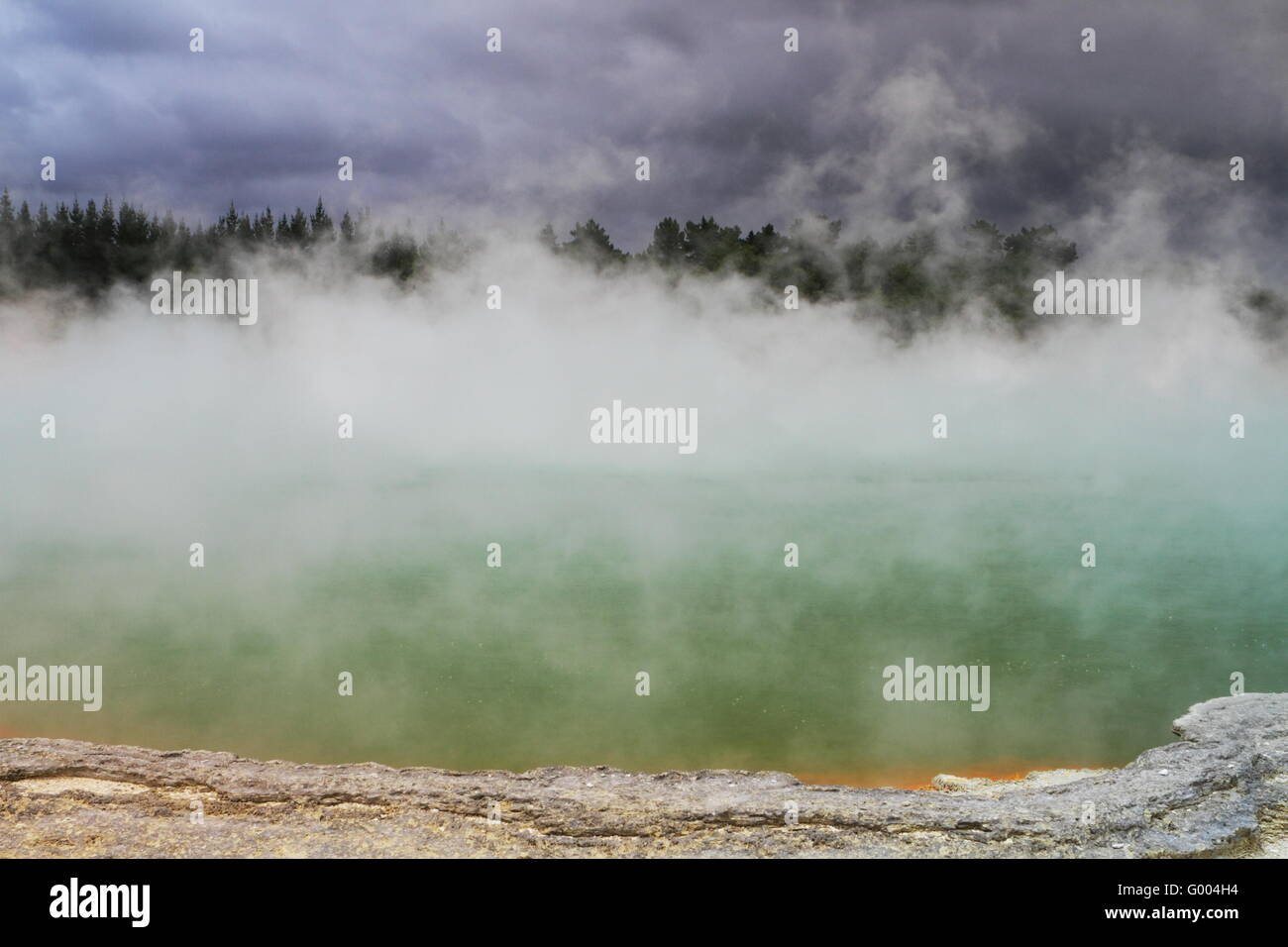 Hot mineral water spring in hi-res stock photography and images - Alamy