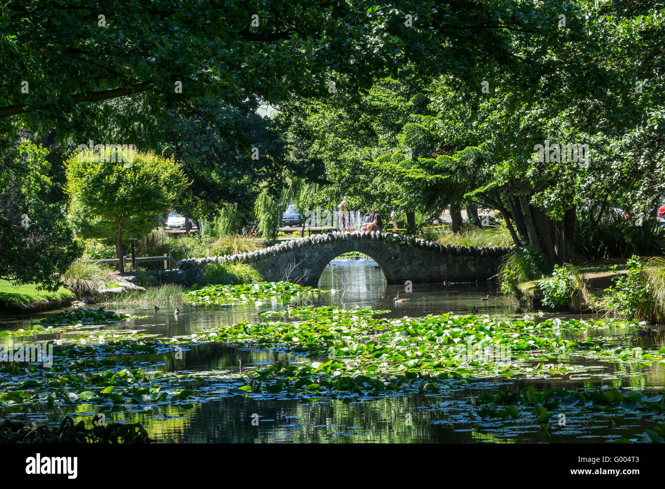 Queenstown garden bridge hi-res stock photography and images - Alamy