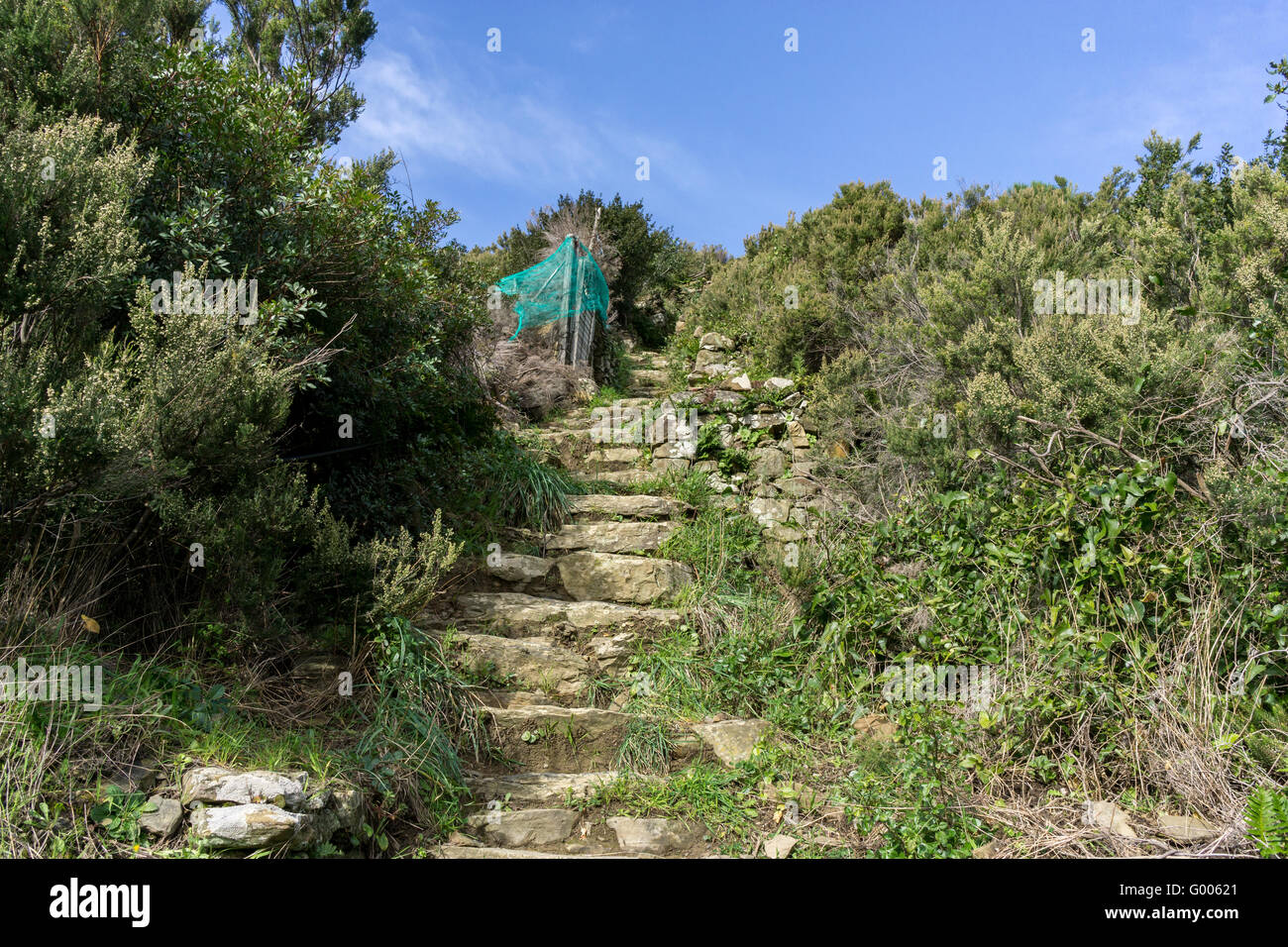 hiking trail in Cinque Terre Stock Photo - Alamy