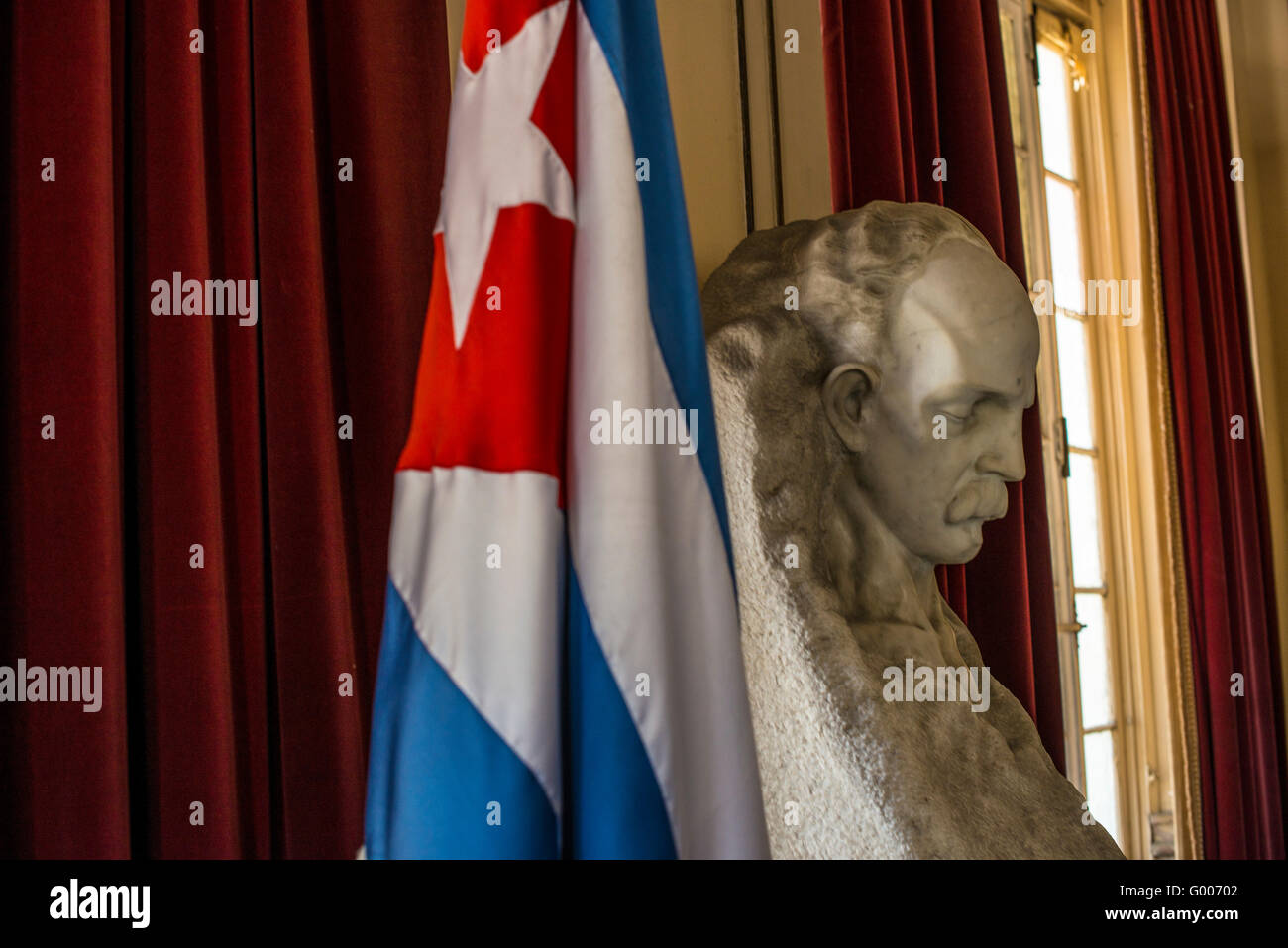 Bust of Jose Marti, Cuban national hero and 'father of Cuban ...