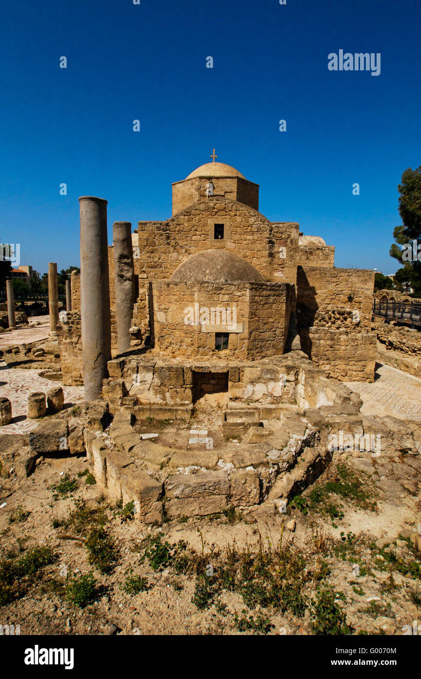 The Panagia Chrysopolitissa church, early Byzantine basilica. Paphos ...