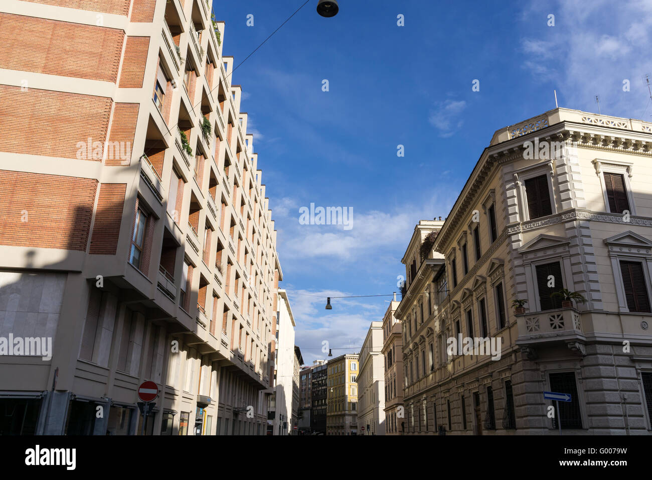 Homes and office buildings in Rome Stock Photo - Alamy