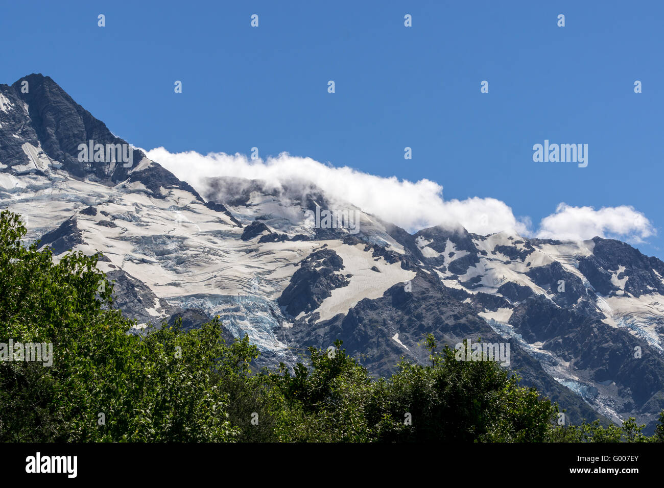 mount cook national park Stock Photo - Alamy