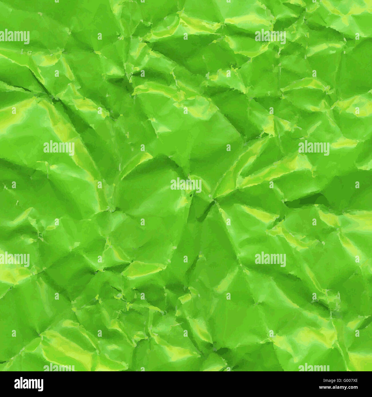 Green Crushed Paper Stock Photo - Alamy