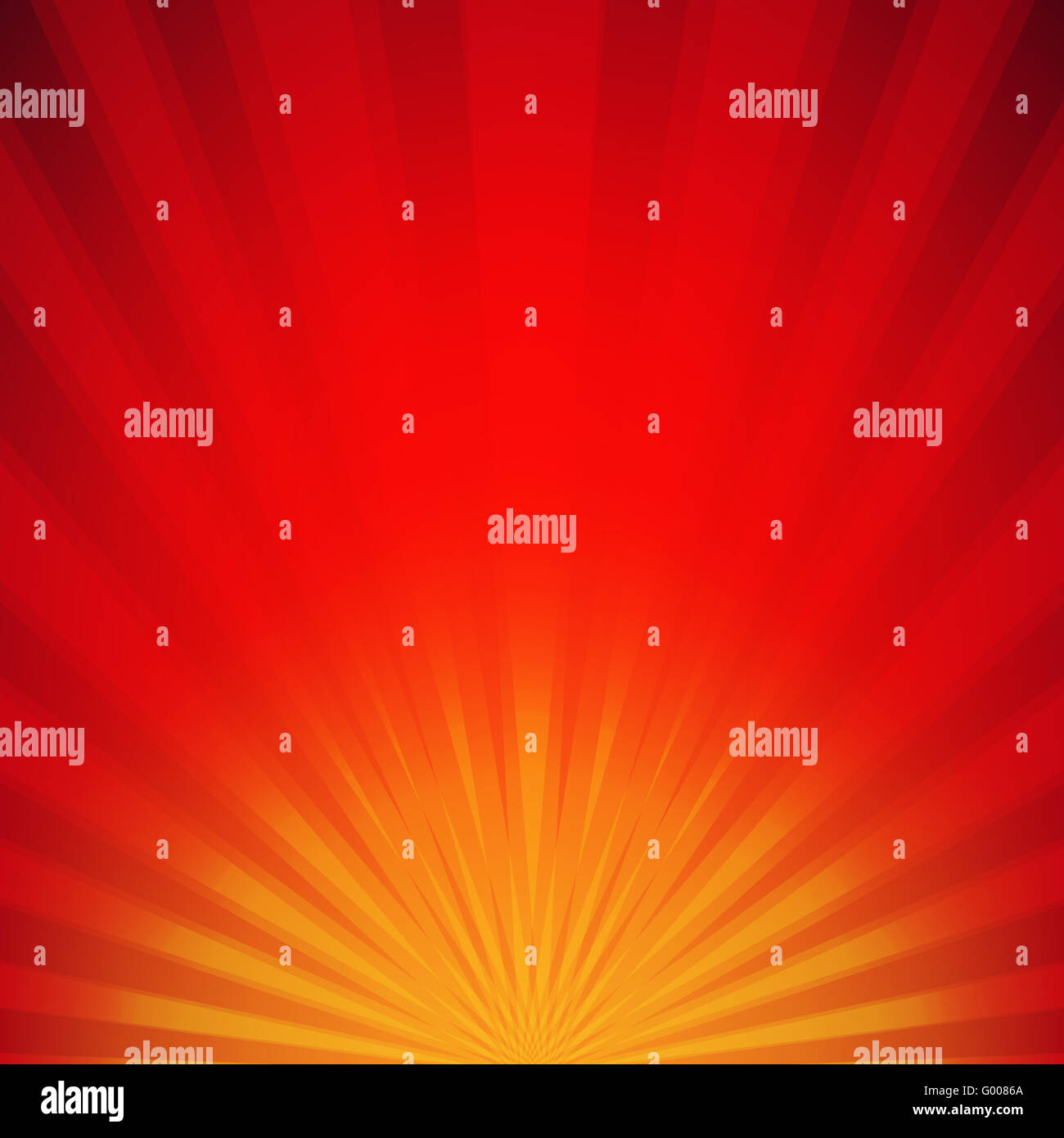 Red Sunburst Poster Stock Photo - Alamy